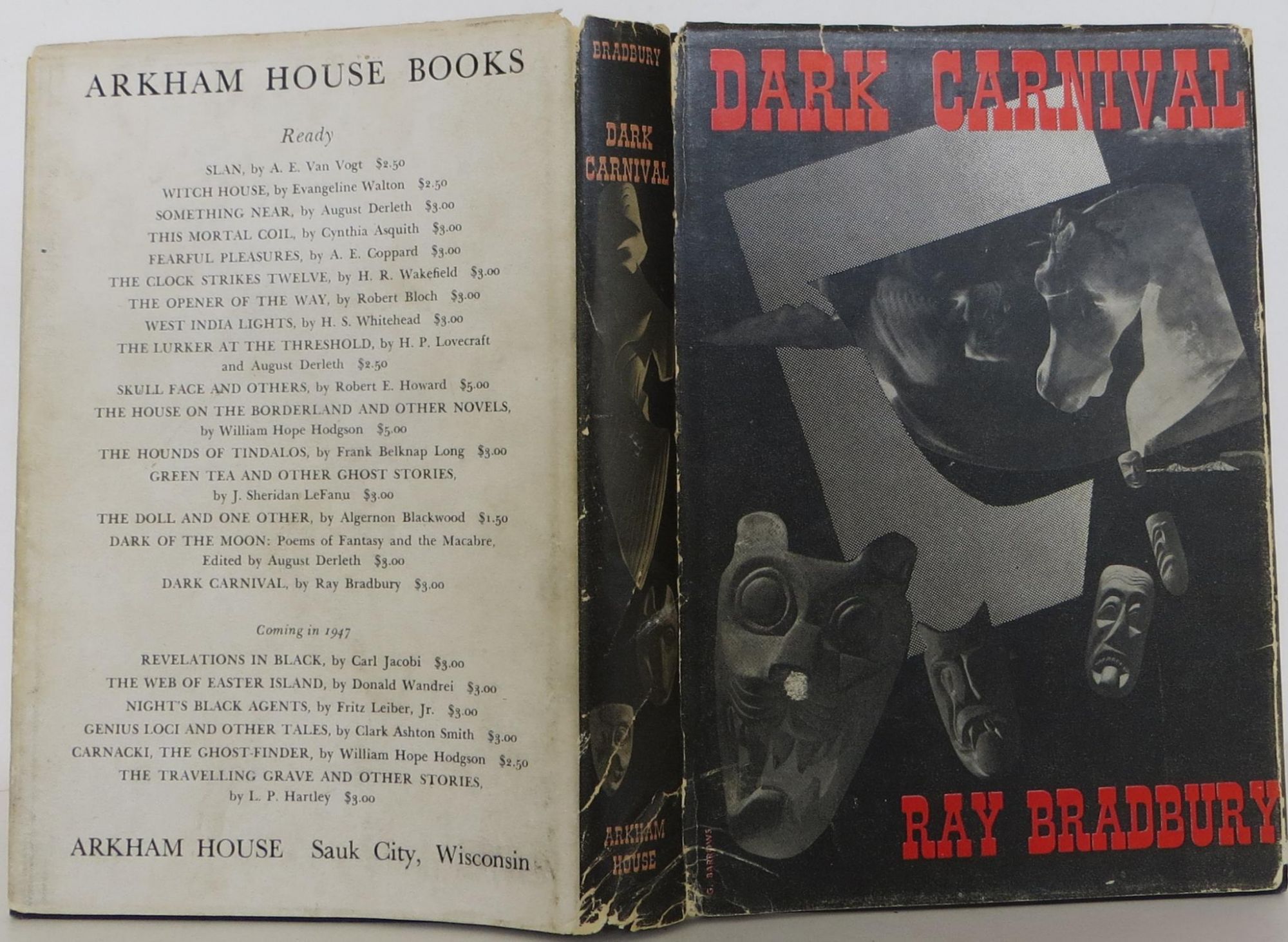 Dark Carnival by Bradbury, Ray: Very Good Hardcover (1947) 1st Edition ...
