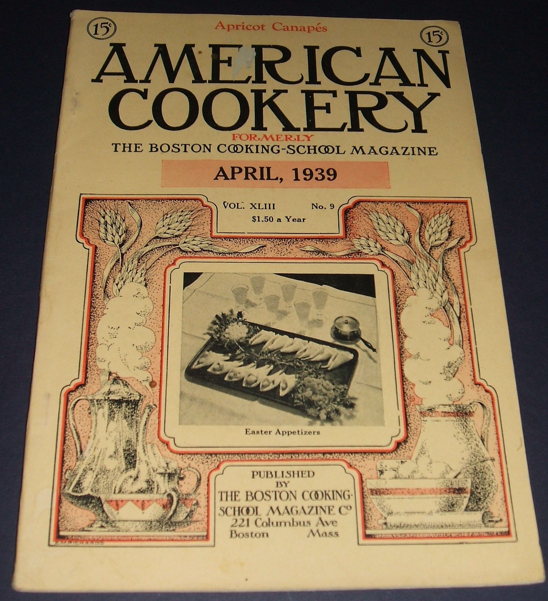 American Cookery Magazine April 1939 // The Photos in this listing are ...