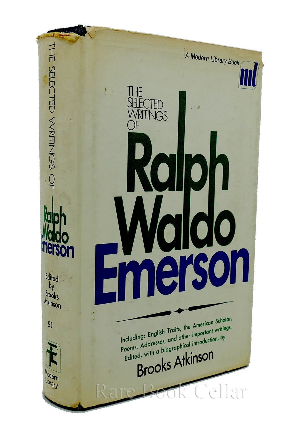 THE SELECTED WRITINGS OF RALPH WALDO EMERSON by Emerson, Ralph Waldo & Brooks Atkinson ...