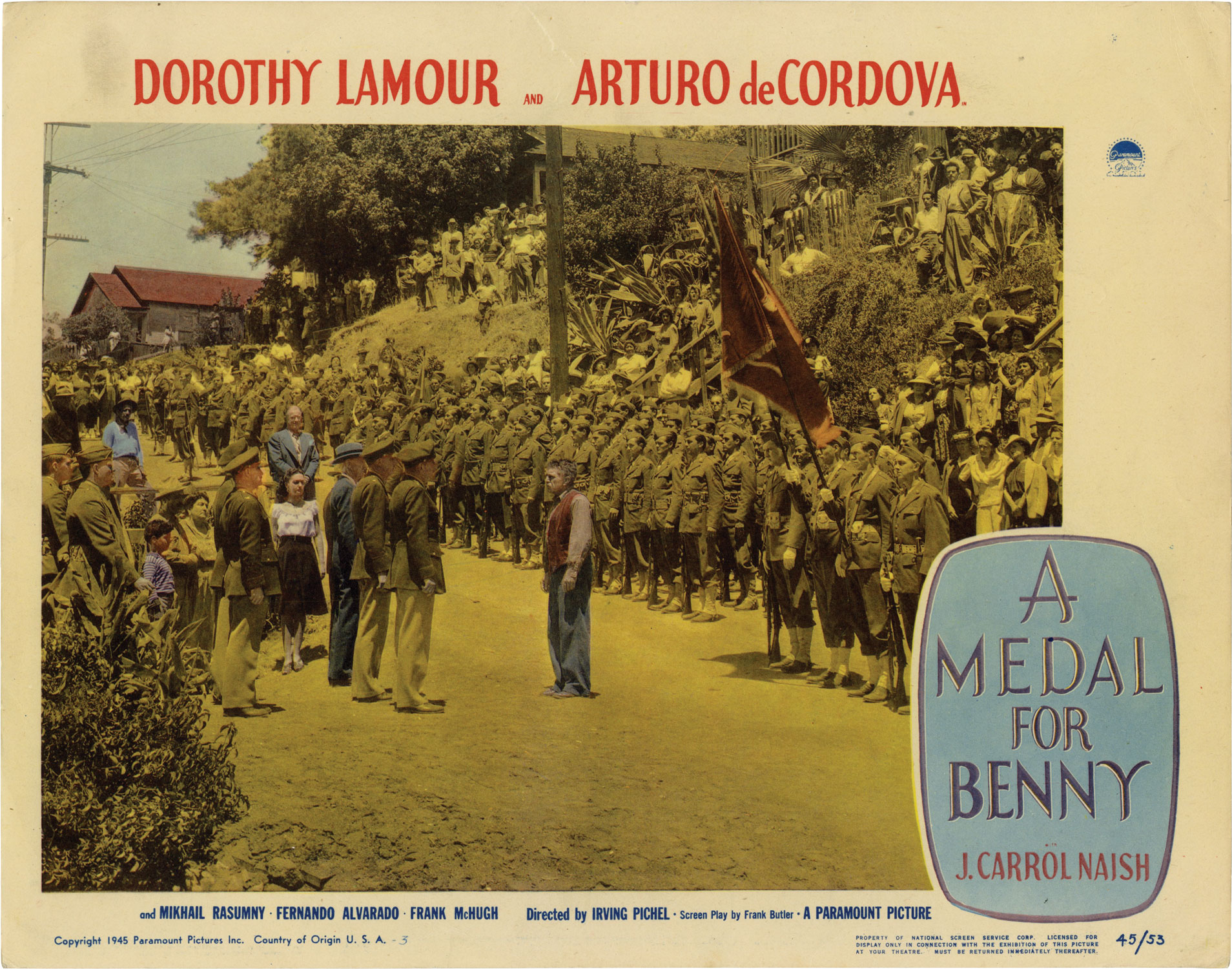 A Medal for Benny (Set of 8 lobby cards for the 1945 film) von John ...