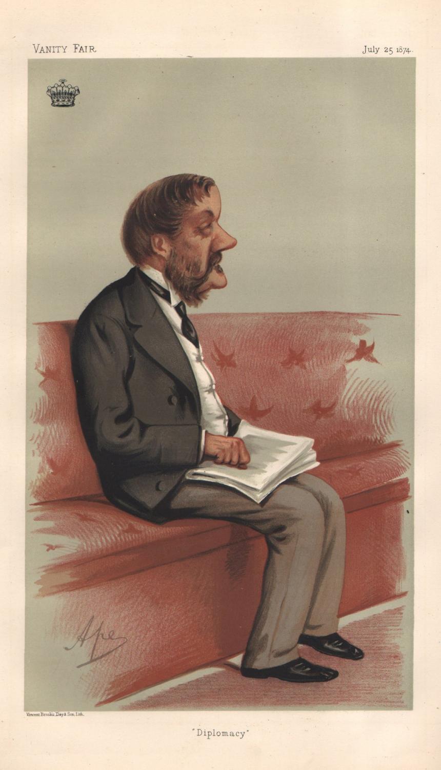 "Diplomacy". Statesmen. No. 180. by HARRIS, James Howard, Earl of ...