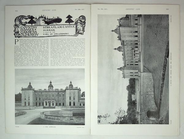 Original Issue of Country Life Magazine Dated December 18th 1915, with ...