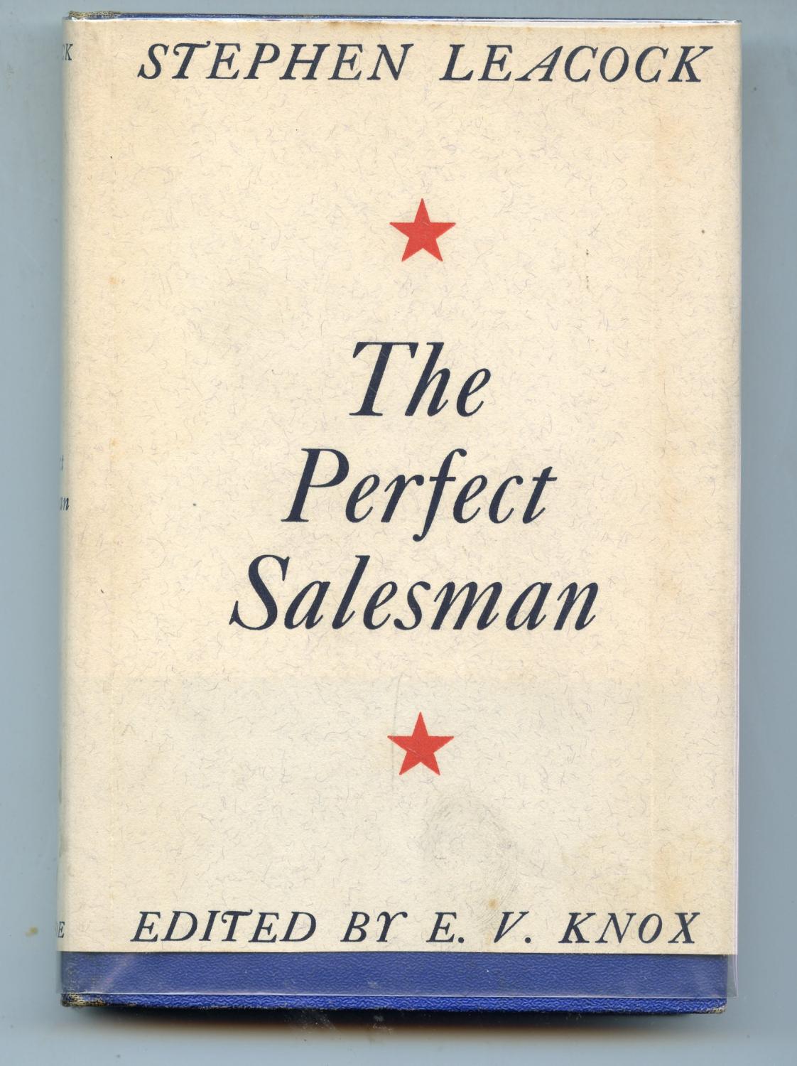 The Perfect Salesman by Stephen Leacock: Very Good Hardcover (1934) 1st ...