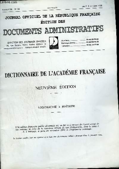 JOURNAL OFFICIEL DE LA REPUBLIQUE FRANCAISE EDITION DES DOCUMENTS ...