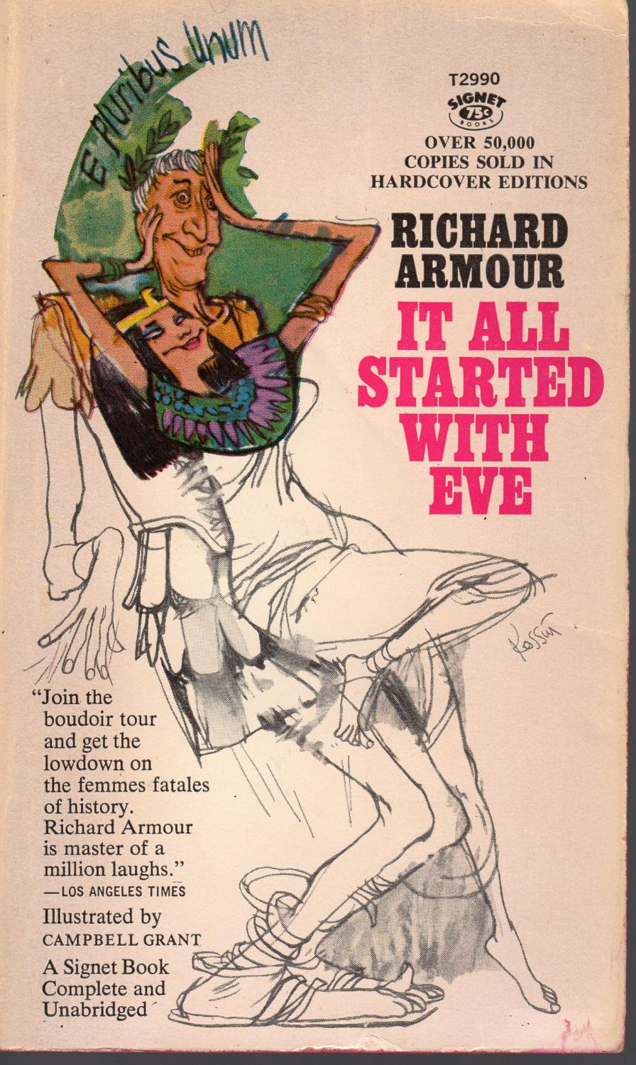 It All Started With Eve By Armour Richard Very Good Soft Cover 1966