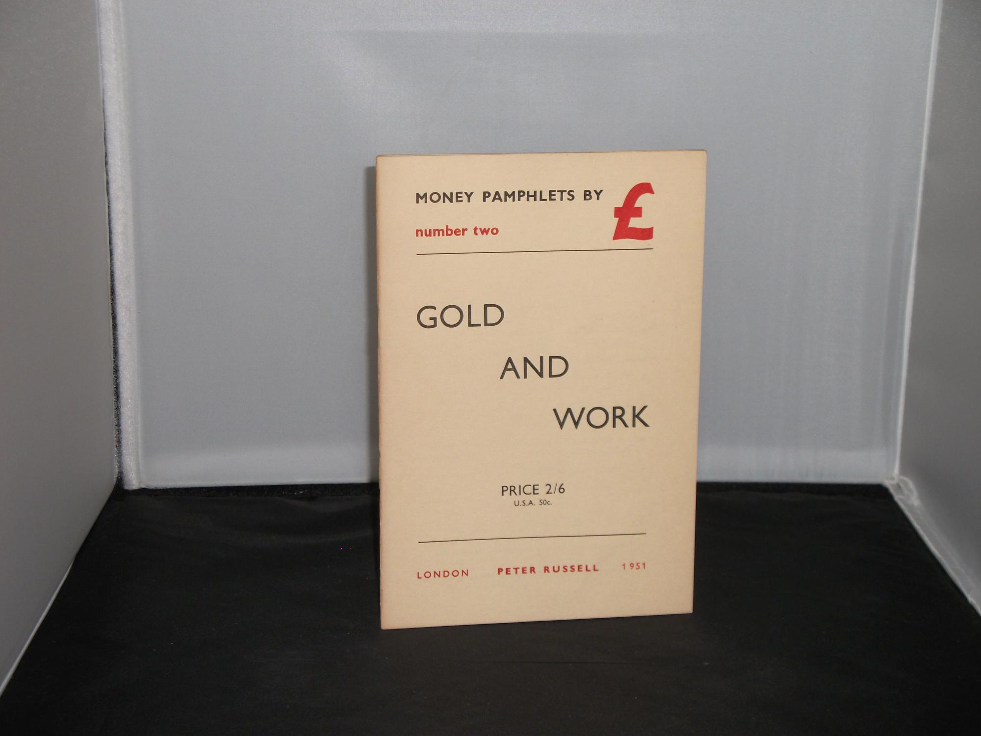 Money Pamphlet By £ Number Two Gold and Work by Ezra Pound: Fine Soft ...