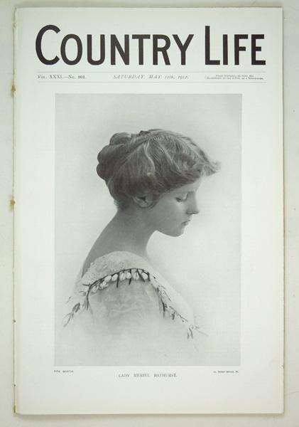 Original Issue of Country Life Magazine Dated May 11th 1912 with an ...