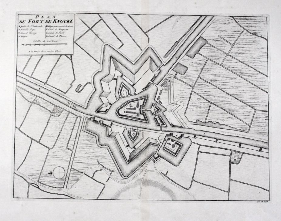 "Plan du Fort de Knocke" - Knokke-Heist / Vlaanderen / Flandern ...