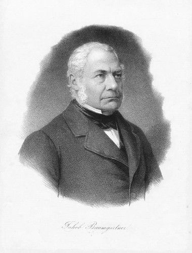 Gallus Jakob Baumgärtner Alstätten Portrait Lithographie Litho: (1860 ...
