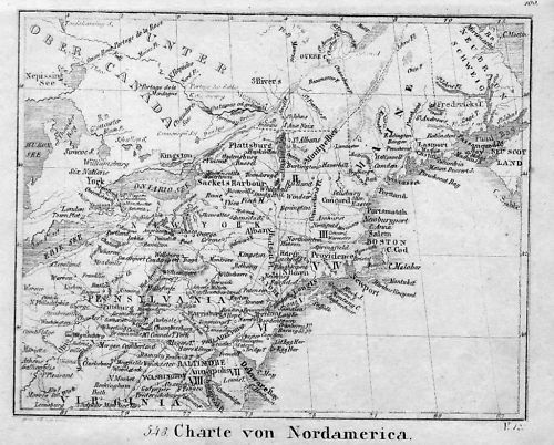 North America Virginia Map: (1820) Art / Print / Poster | Antiquariat ...