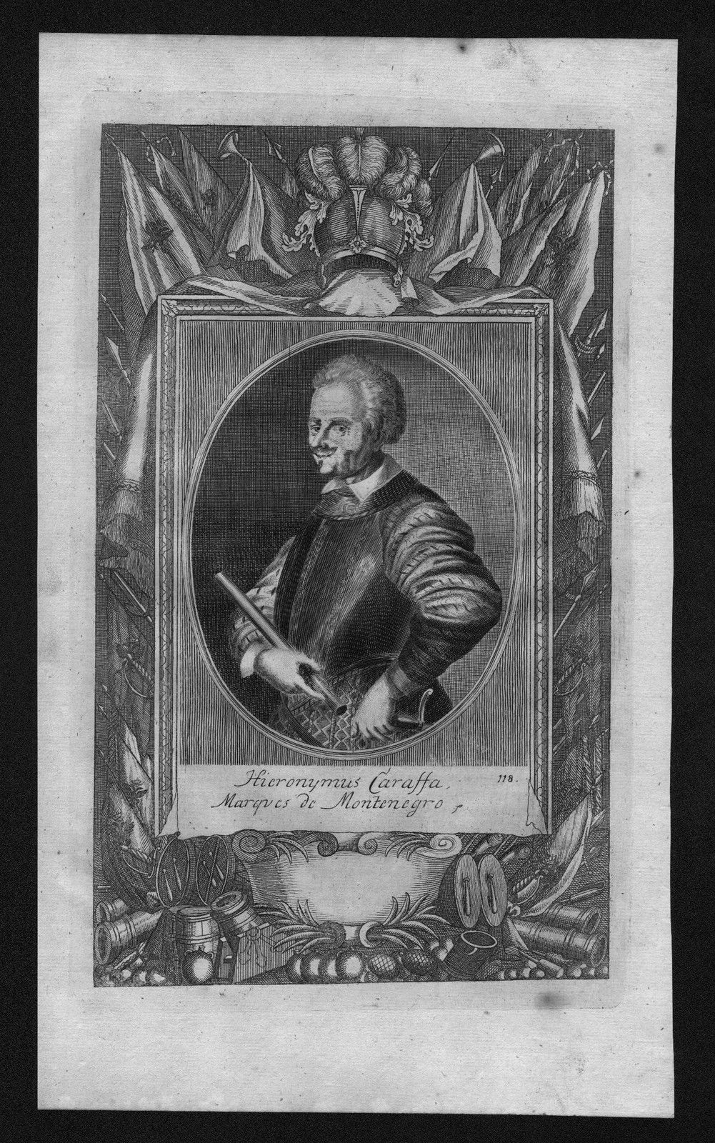 "Hieronymus Caraffa." Girolamo Caraffa (1564-1633) militare soldier ...