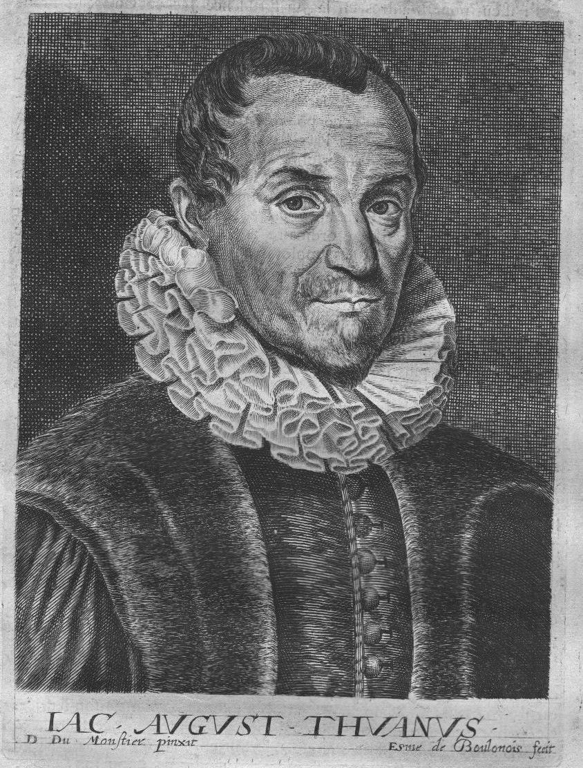 Jacques Auguste de Thou Portrait gravure: (1695) Kunst / Grafik ...