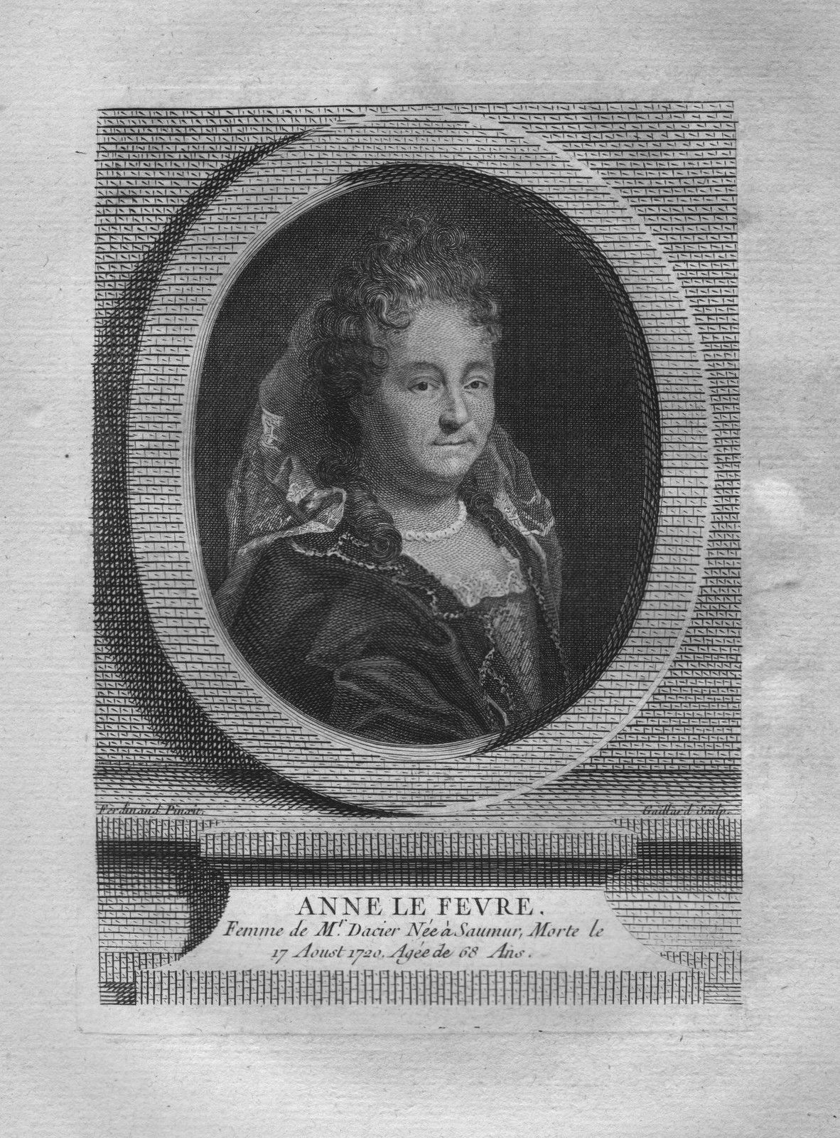 "Anne le Fevre" - Anne Dacier Le Fevre (1647-1720) translator scholar ...