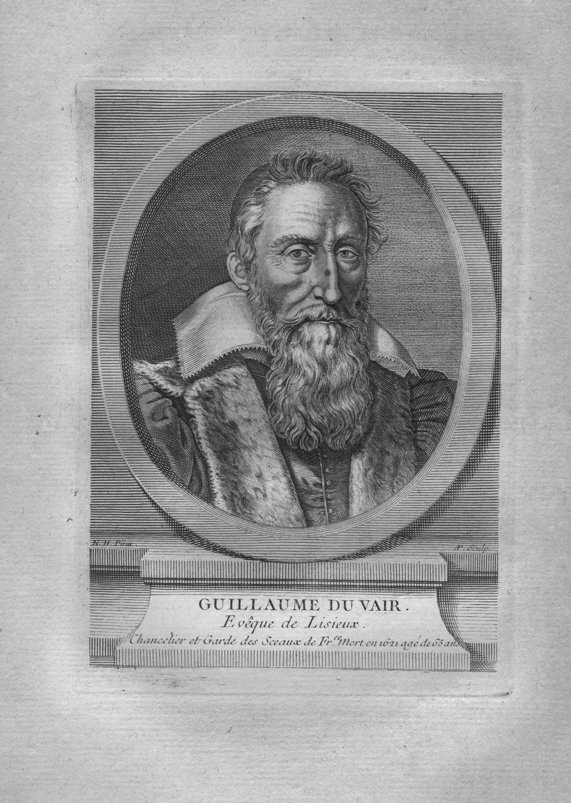 "Guillaume du Vair" - Guillaume du Vair (1556 - 1621) Staatsmann ...