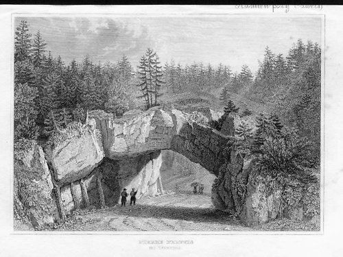 Col-de-Pierre Pertuis Kanton Bern engraving: (1840) Kunst / Grafik ...