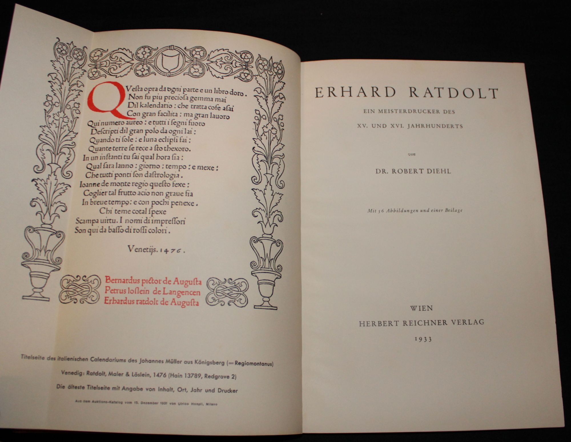 ERHARD RATDOLT: EIN MEISTERDRUCKER DES XV. UND XVI. JAHRHUNDERTS by ...