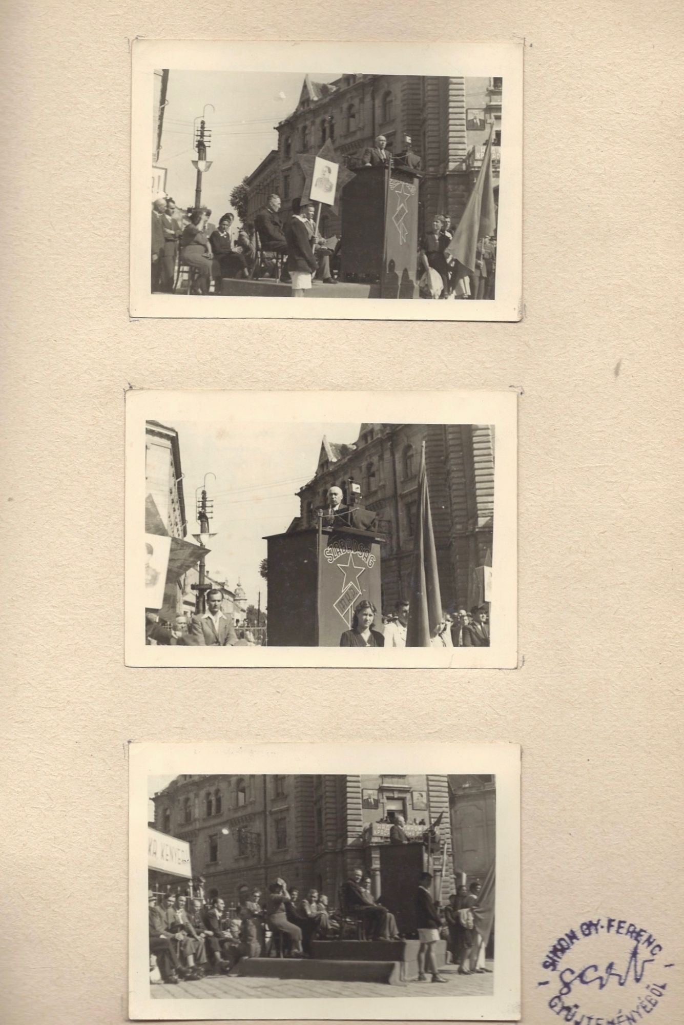 5 Vintage photograph of Matyas Rakosi: (1945) | Földvári Books