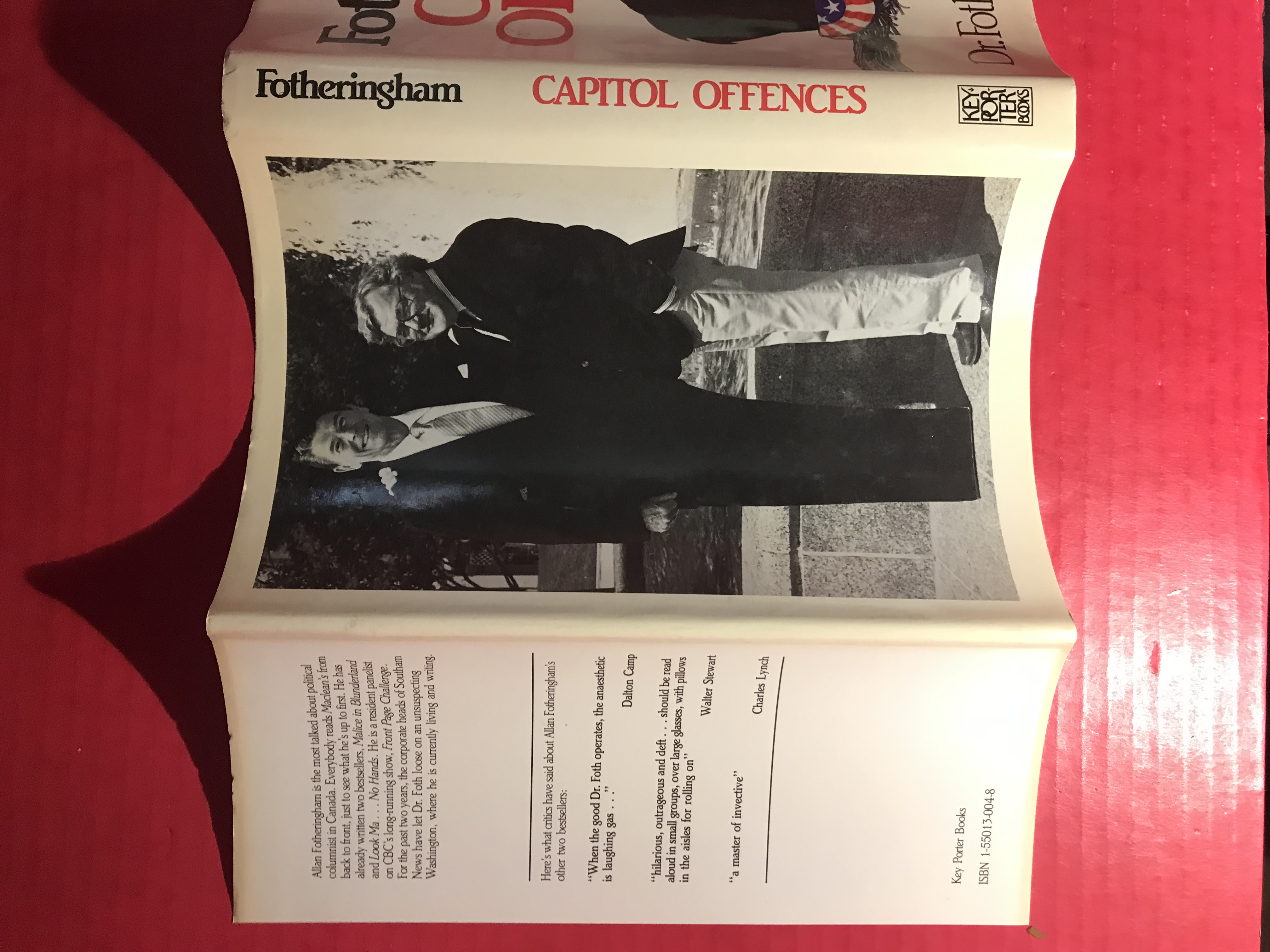 Capitol Offences: Dr. Foth Meets Uncle Sam by Fotheringham, Allan: Very ...