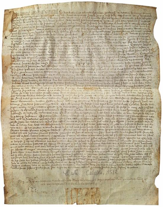 Manuscript - 16th Century Vellum Will & Testament - Catalan Village of ...