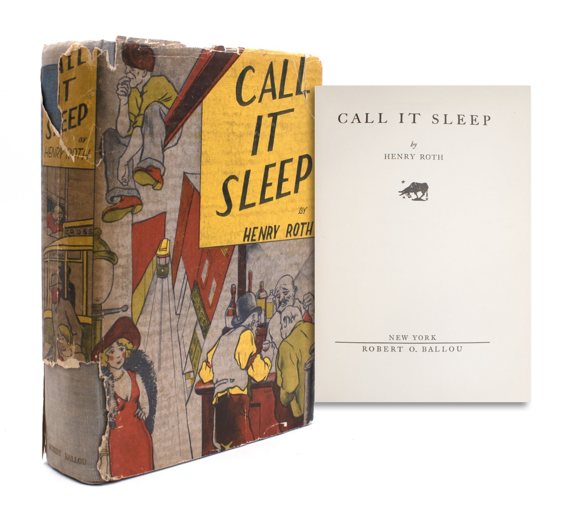 Call it Sleep by Roth, Henry: (1934) First edition of his first book ...
