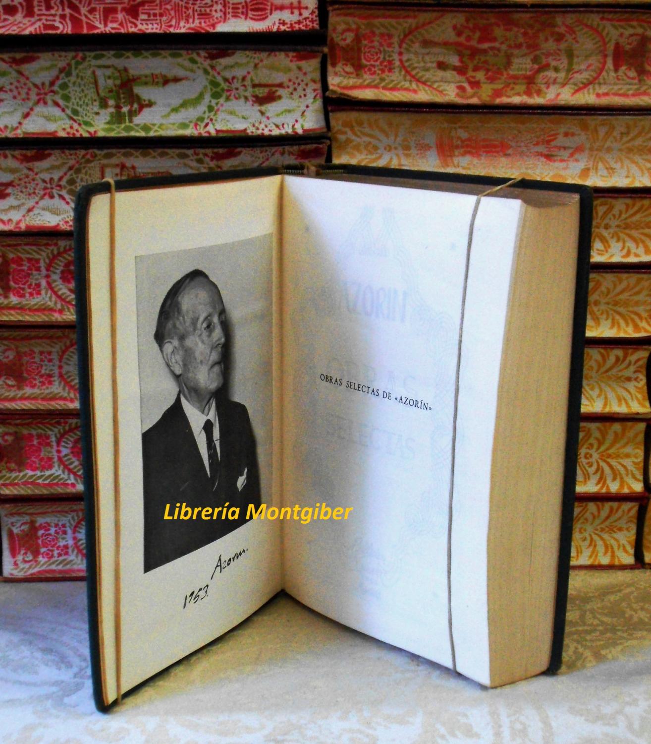 OBRAS SELECTAS . de Azorin ( Seud. de Jose Martinez Ruiz ): (1953 ...