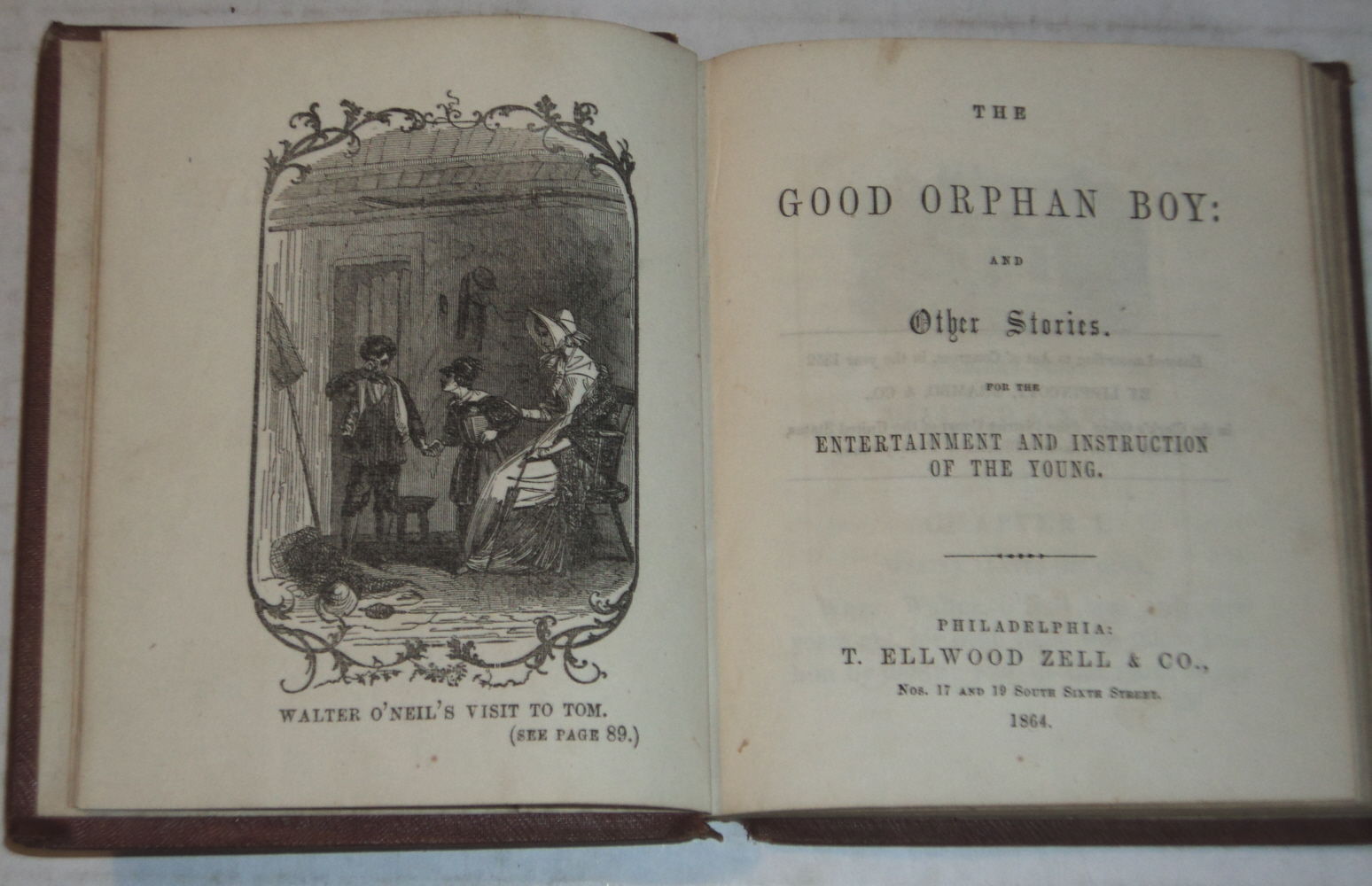 THE GOOD ORPHAN BOY: And Other Stories. For the Entertainment and ...