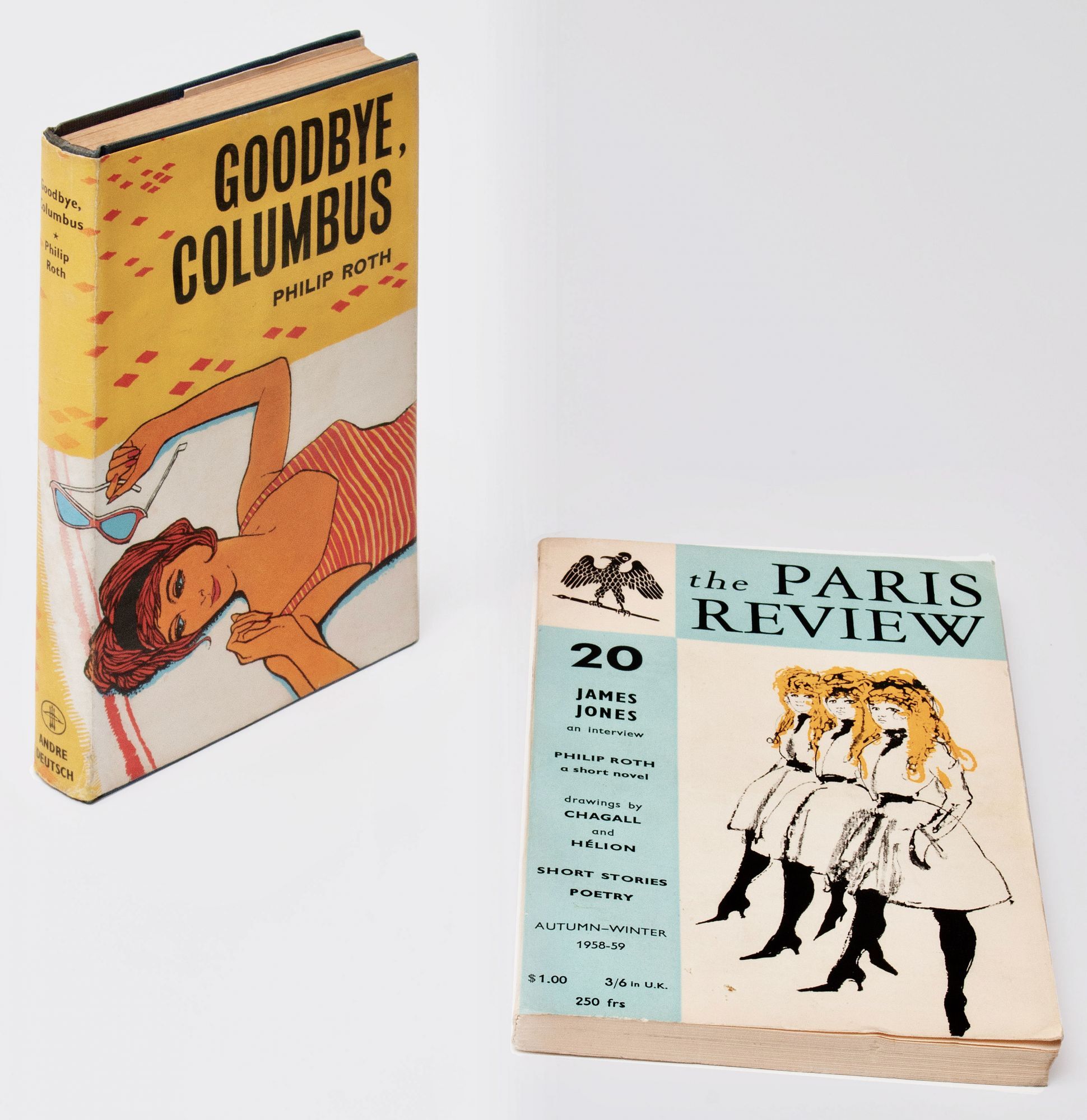 Goodbye, Columbus; [offered with] The Paris Review 20, Autumn-Winter ...