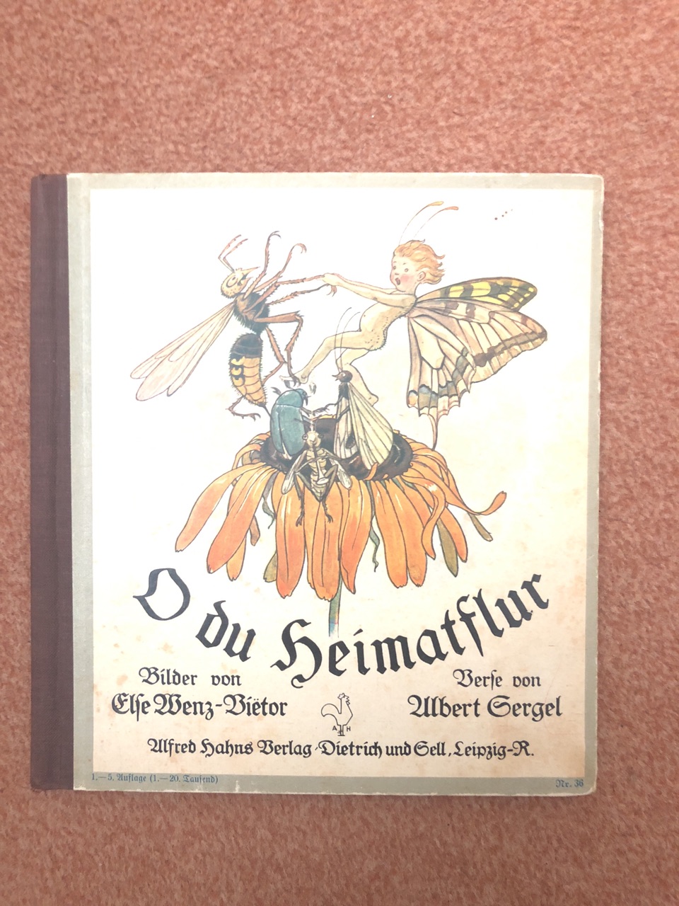 O du Heimatflur. von Gergel, Albert und Else Wenz-Vietor (Bilder):: Gut ...