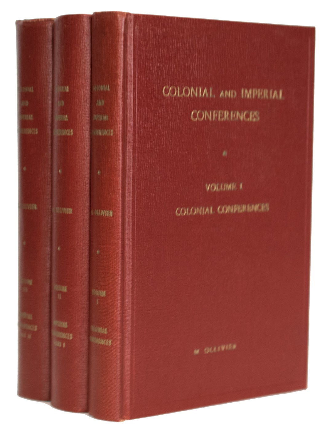 The Colonial and Imperial Conferences from 1887 to 1937 par OLLIVIER ...