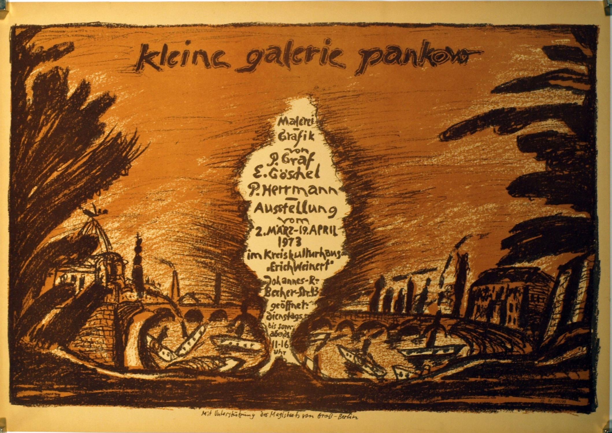 Kleine galerie pankow. Malerei Grafik von P. Graf E. Göschel P ...
