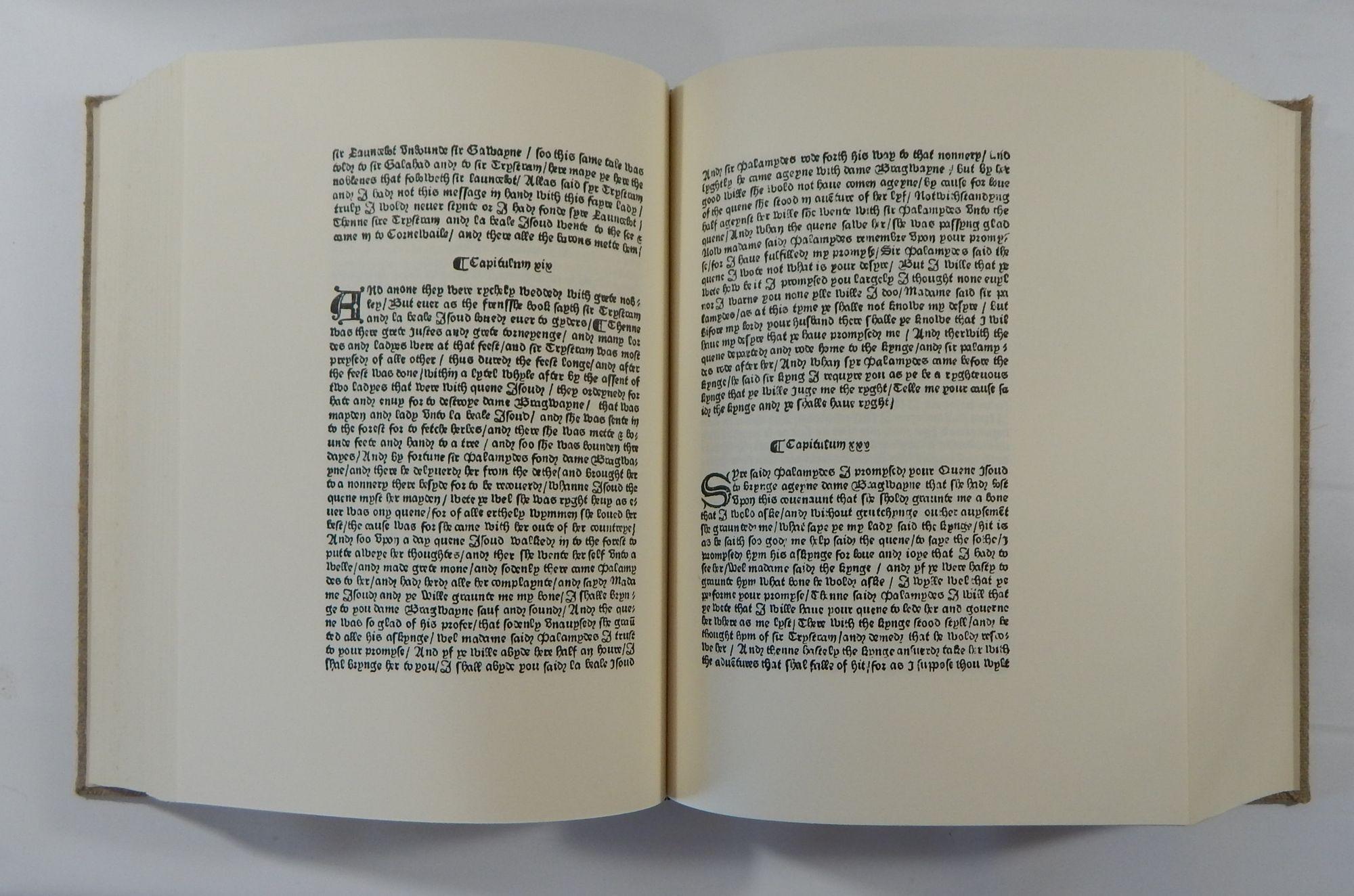 Le Morte D'Arthur Printed by William Caxton 1485 by Malory, Sir Thomas ...