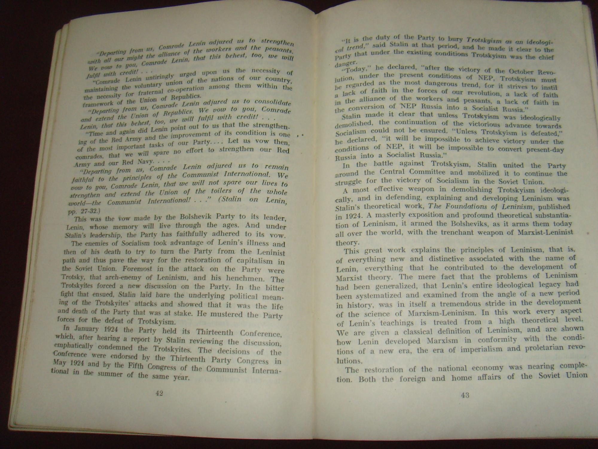 Joseph Stalin - A Short Biography by Marx-Engels-Lenin Institute Moscow ...