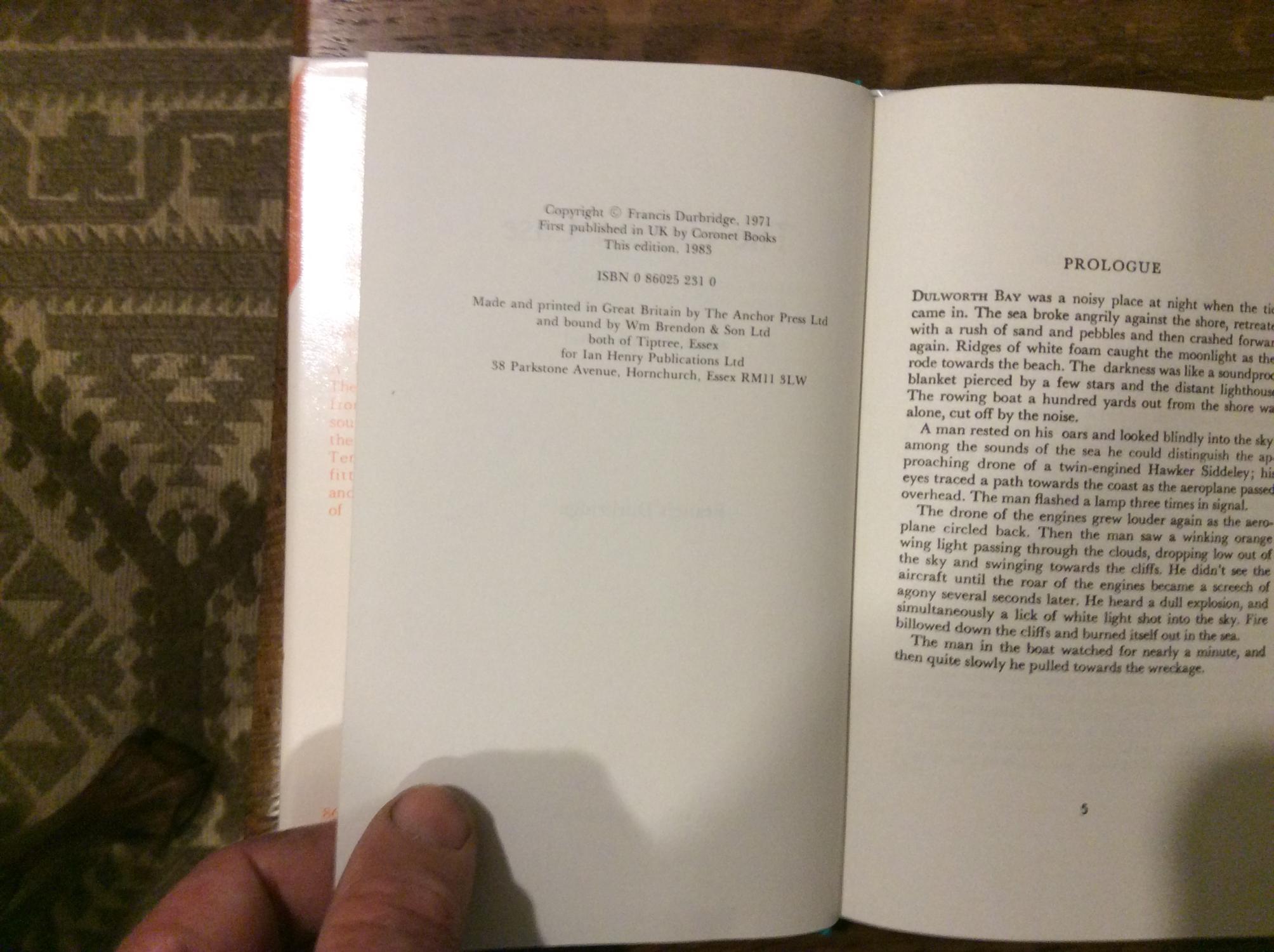 Paul Temple and the Curzon Case by Durbridge, Francis: Fine Hardcover ...