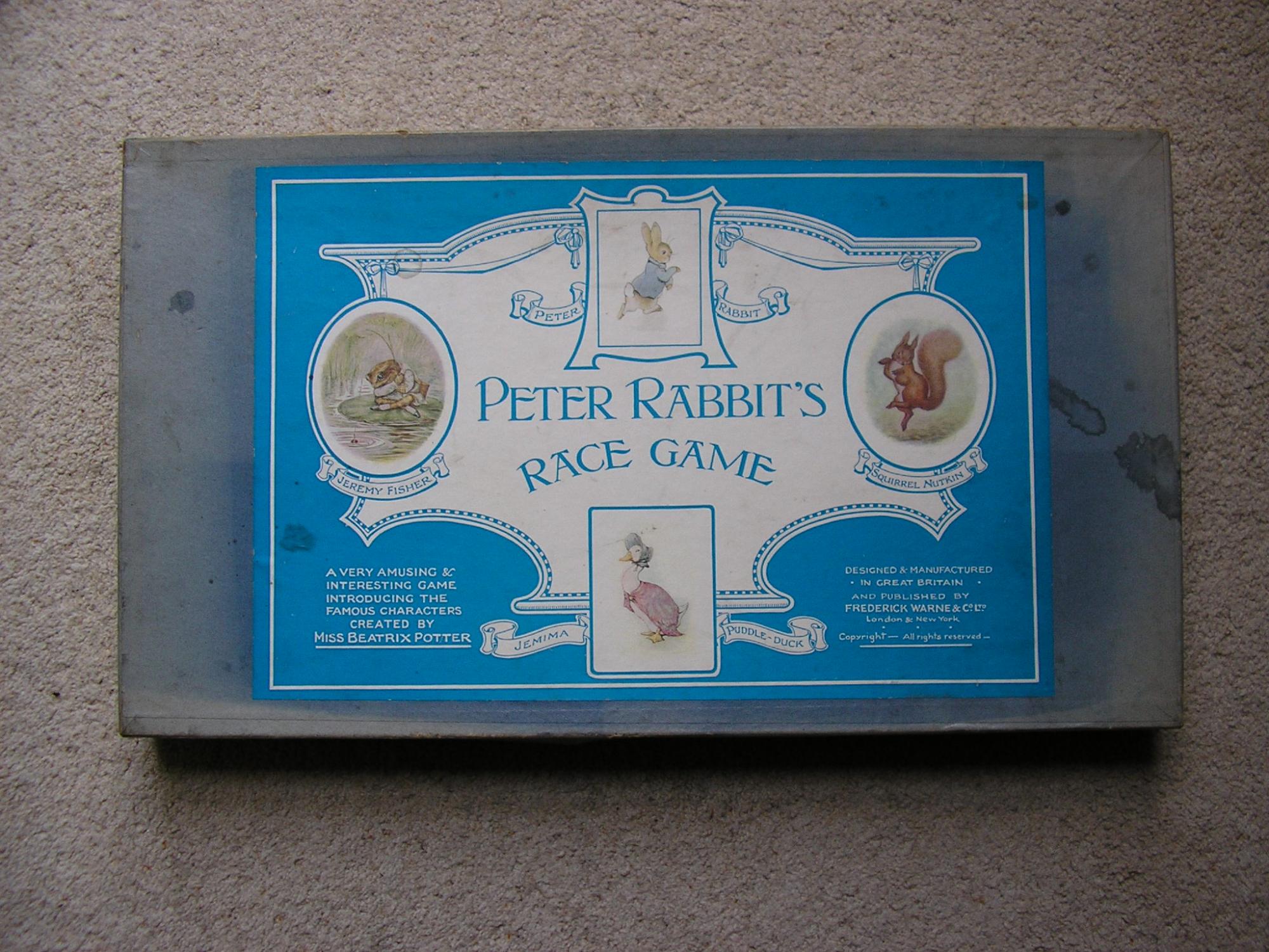 Peter Rabbit's Race Game. A Very Amusing & Interesting Game Introducing ...