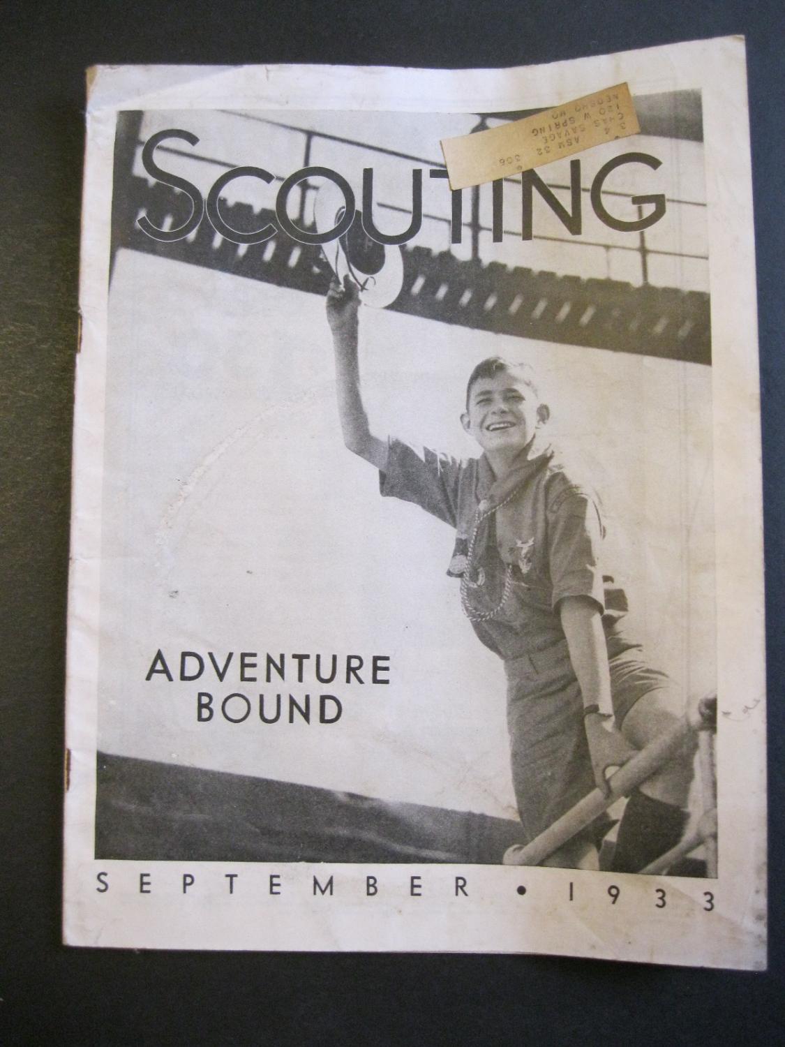 SCOUTING Magazine - Five Issues 1933 by Various: Good Soft cover (1933 ...