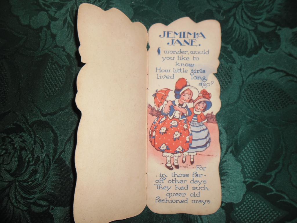 Jemima Jane (Child's Storybook shaped as little girl) by ANON: Very ...