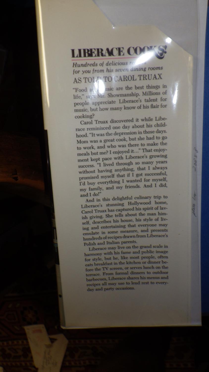 Liberace Cooks ! Hundreds of Delicious Recipes for you from His Seven ...