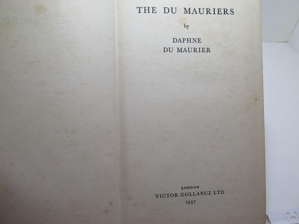 The Du Mauriers by Daphne Du Maurier: Very Good Hardcover (1937) 1st ...