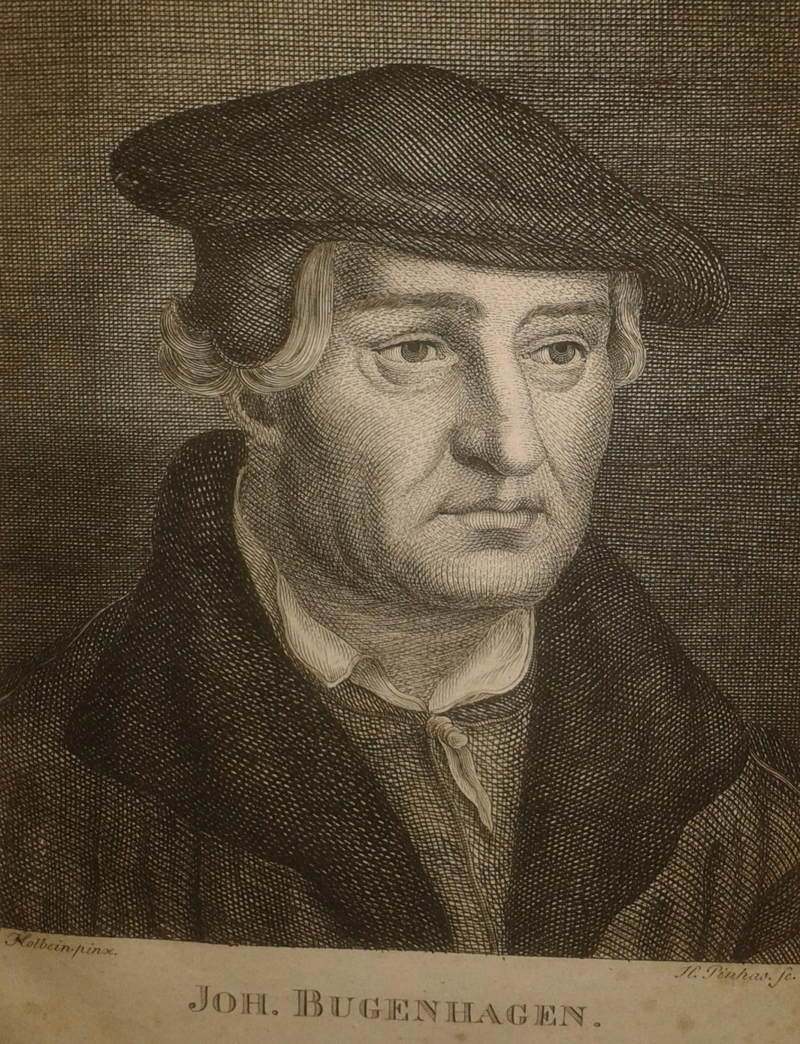 BUGENHAGEN, Johannes (1485 - 1558, Reformator in Pommern).: Art / Print ...