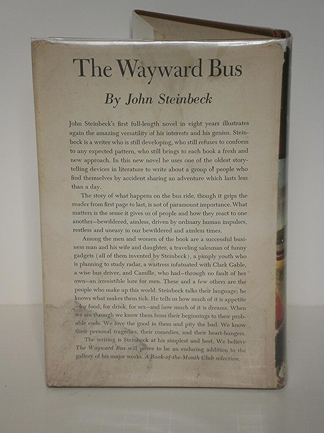 The Wayward Bus by John Steinbeck: Very Good Hardcover (1947) 1st ...