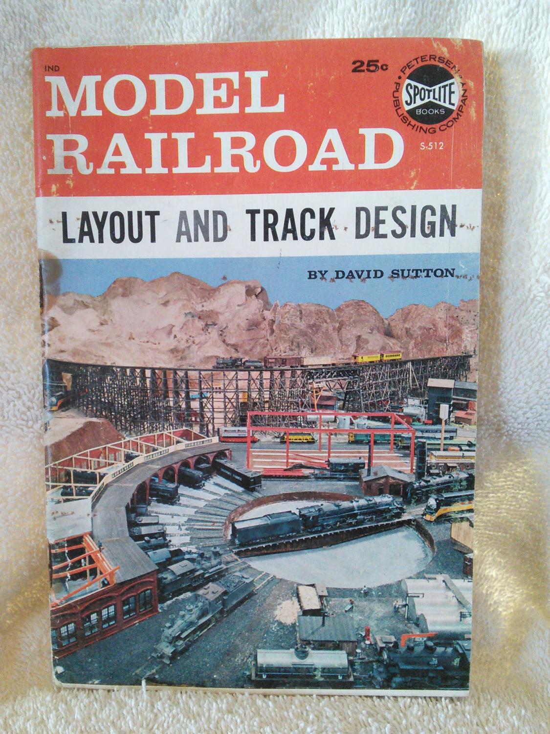 Model Railroad Layout And Track Design By David Sutton Good Stapled