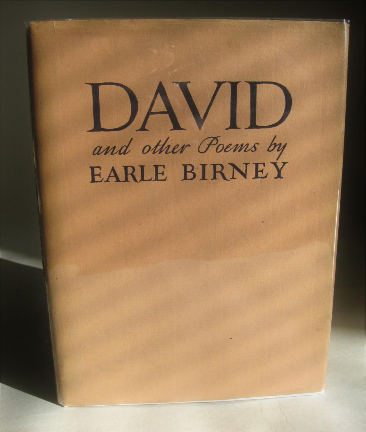 David and Other Poems de Birney, Earle: near fine (1942) | Aquila Books ...