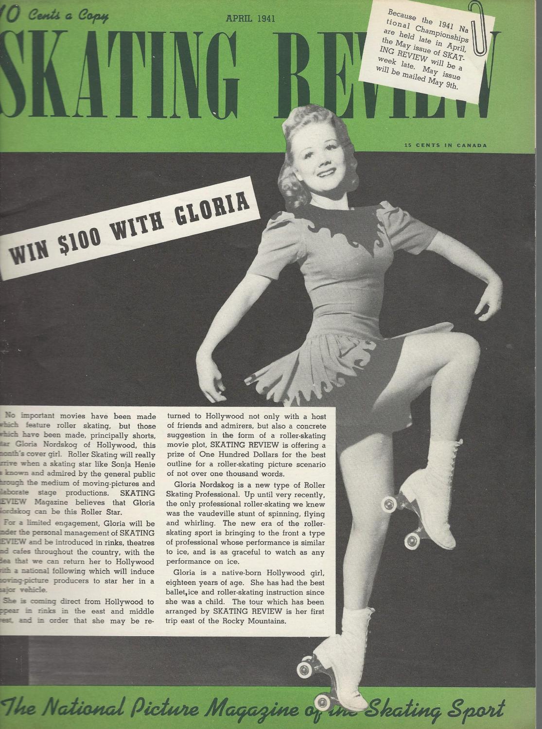 Skating Review Magazine: Volume Ii, No 6; April, 1941 by Smith, Edward ...