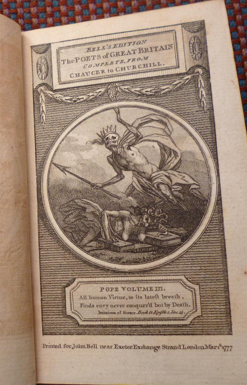 The Poetical Works of Alexander Pope in Four Volumes: Volume 3, 1787 ...