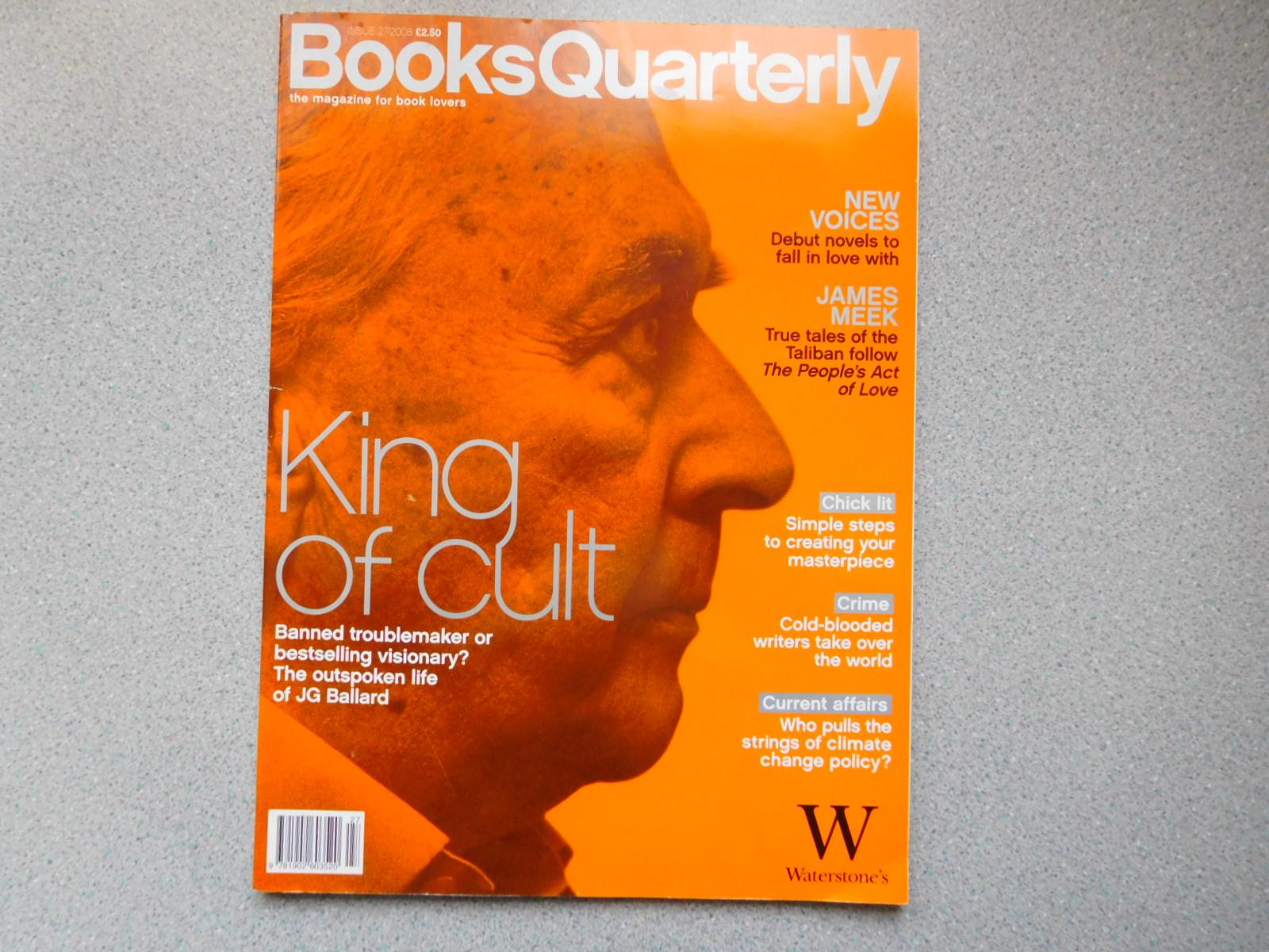 BOOKS QUARTERLY, ISSUE 27 (Very Fine Copy) by JG Ballard, Iain Banks ...