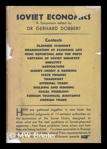 Soviet Economics : a Symposium / Edited by Gerard Dobbert ; Translated ...