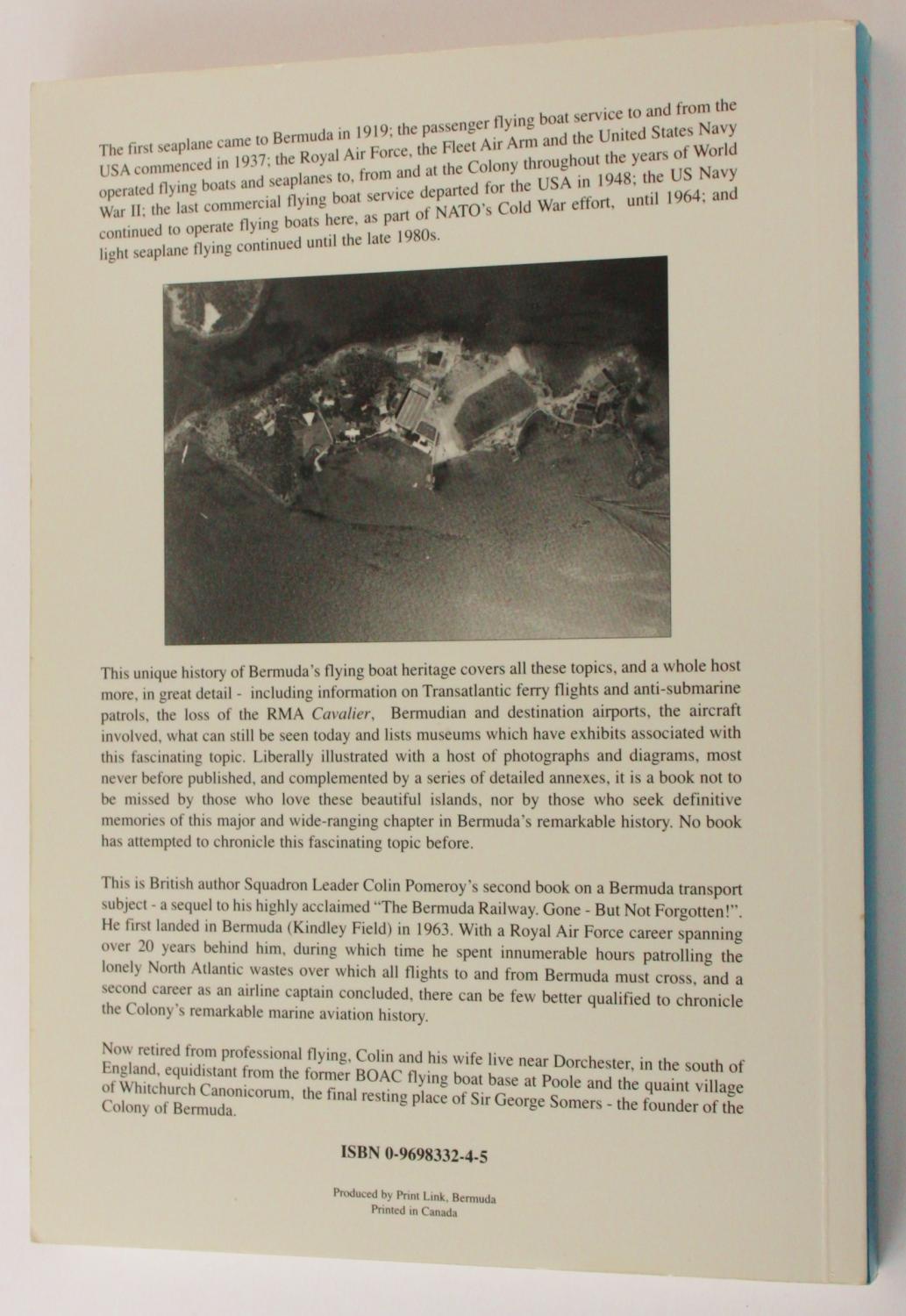 The Flying Boats of Bermuda by Colin Pomeroy: Very Good Soft cover ...