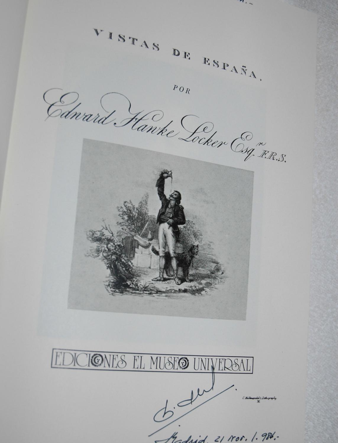 Vistas de España par Hanke Locker, Edward: Como Nuevo Encuadernación de ...