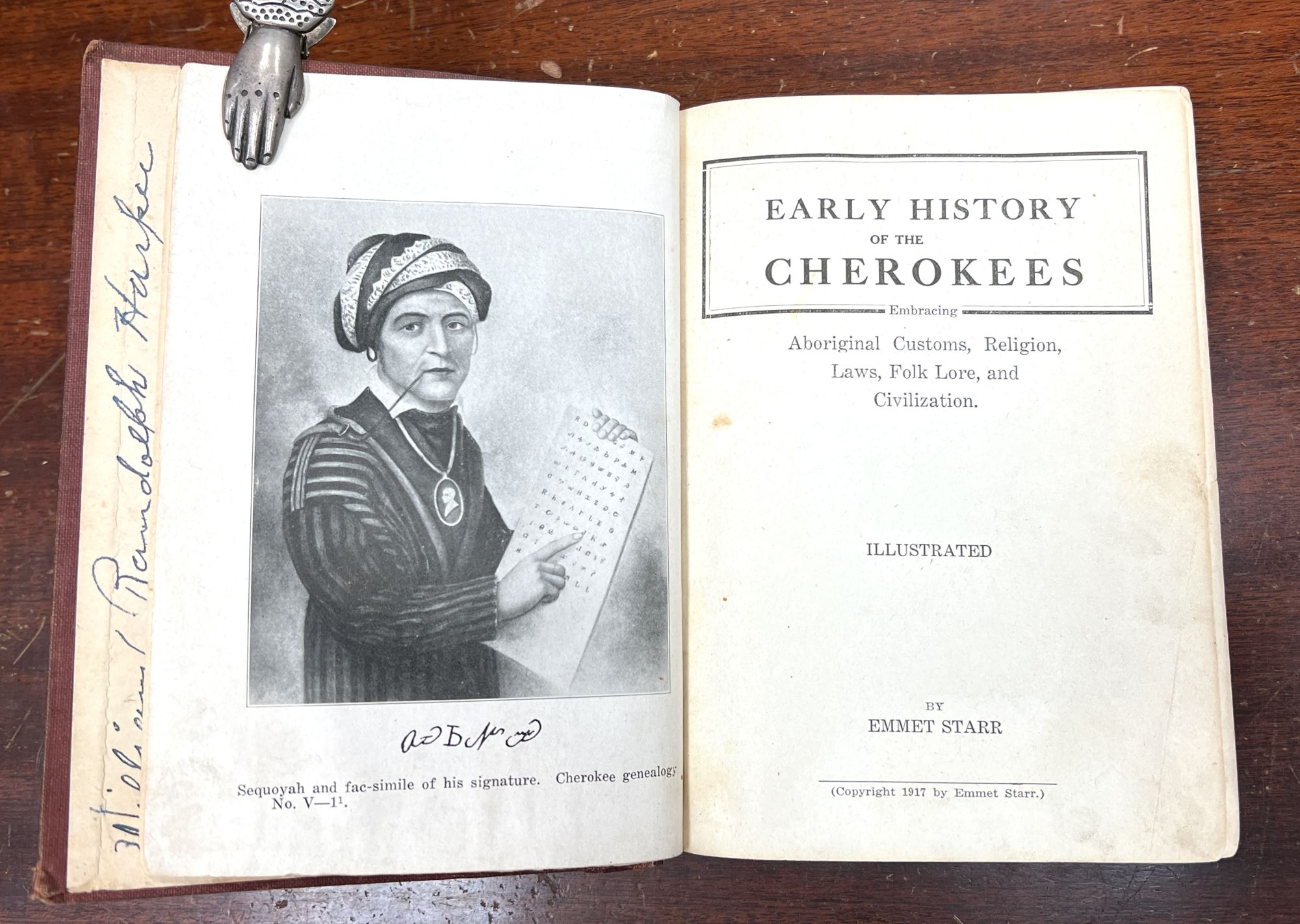 EARLY HISTORY Of The CHEROKEES Embracing Aboriginal Customs, Religion ...