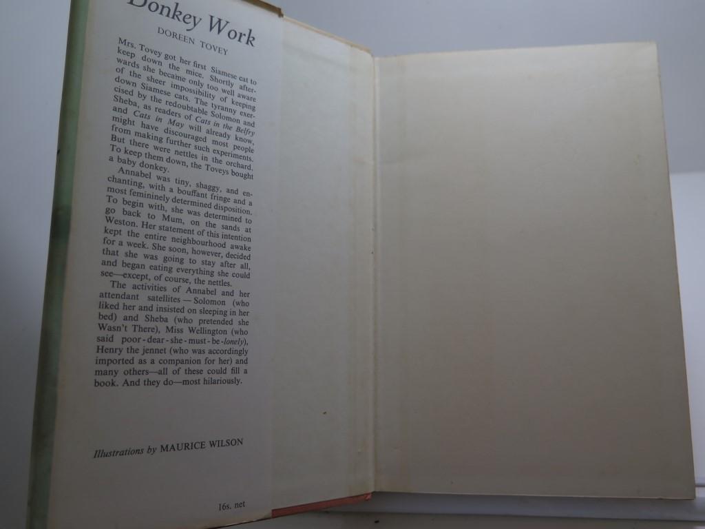 Donkey Work by Tovey, Doreen: Very Good Hardcover (1962) 1st Edition ...